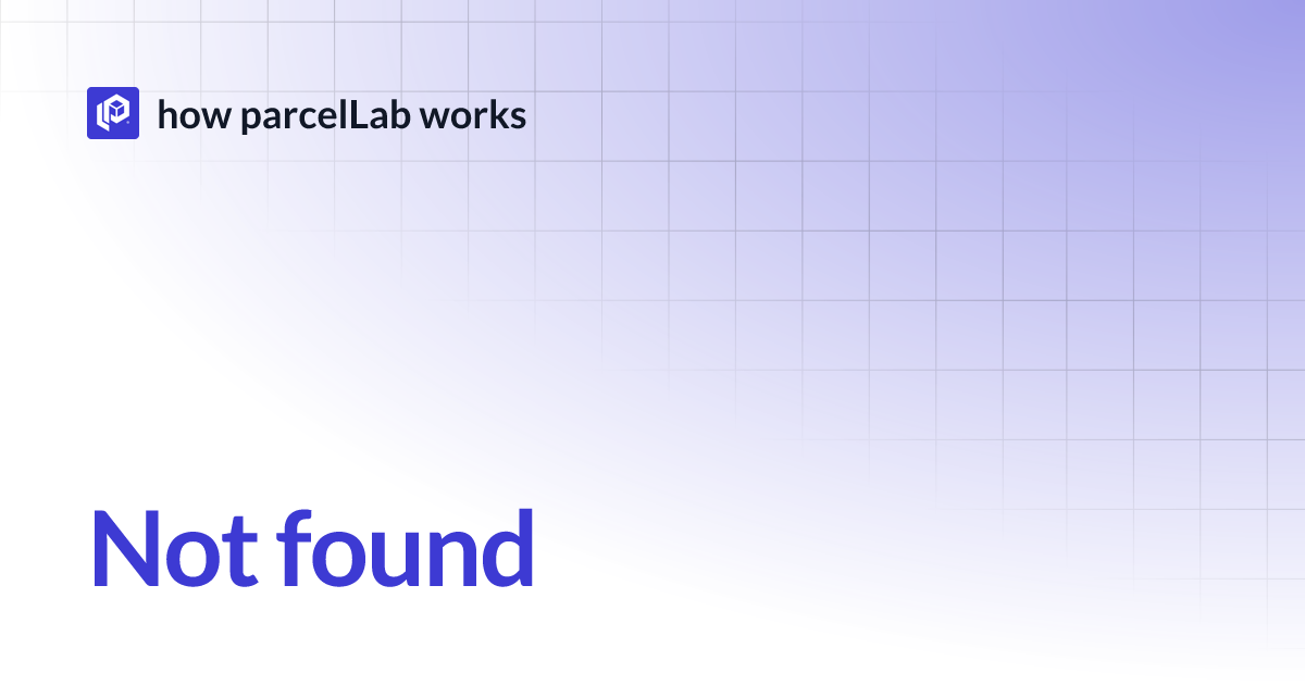 Warehouse Events for Returns | Developers | how parcelLab works